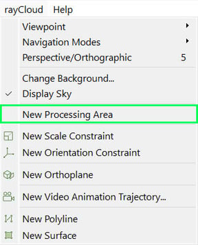 How to use a Processing Area - PIX4Dmapper